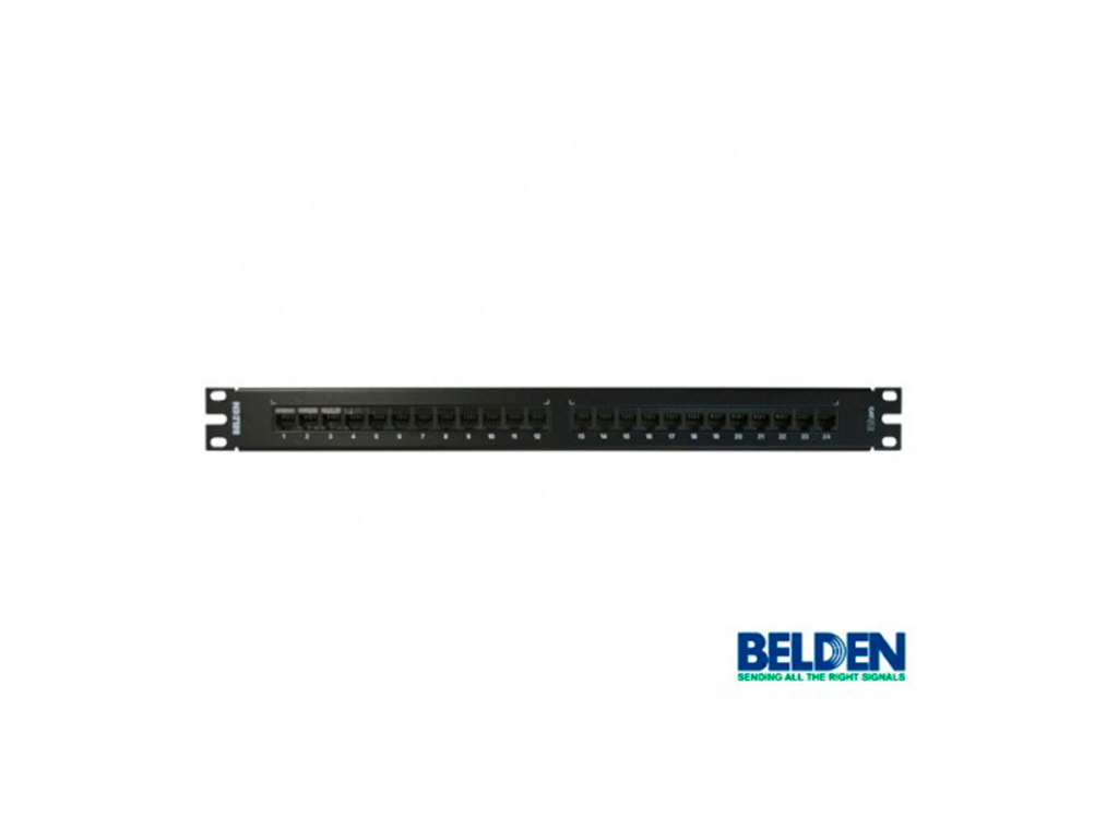 Patch Panel 24 puertos Cat5e Belden AX103258 | Network Place