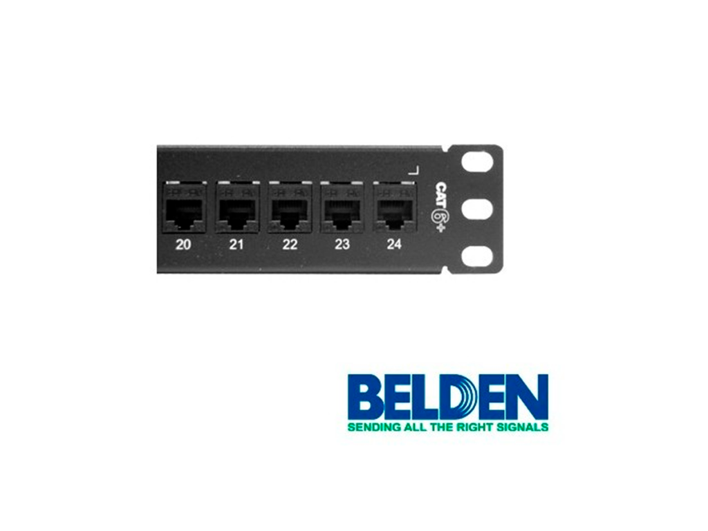Patch Panel 24 puertos Cat6 Belden AX103253 | Network Place