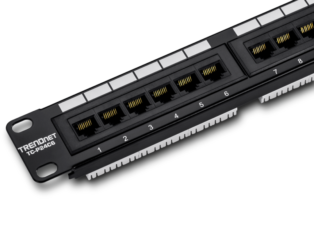 Patch Panel 24 puertos Cat6 TrendNet TC-P24C6 | Network Place